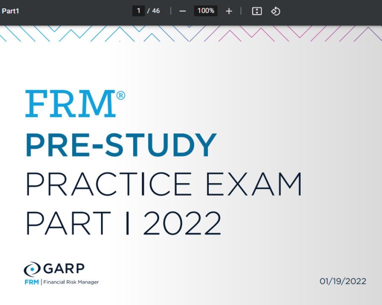 2022 FRM PART 1 GARP FRM 2022 Bagian 1 EBUKU 1-4 & Practice Exam Ujian – Belajar Mart